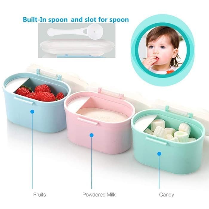Jual KONTAINER TEMPAT SUSU BUBUK BAYI / TRAVEL BABY POWDER MILK ...