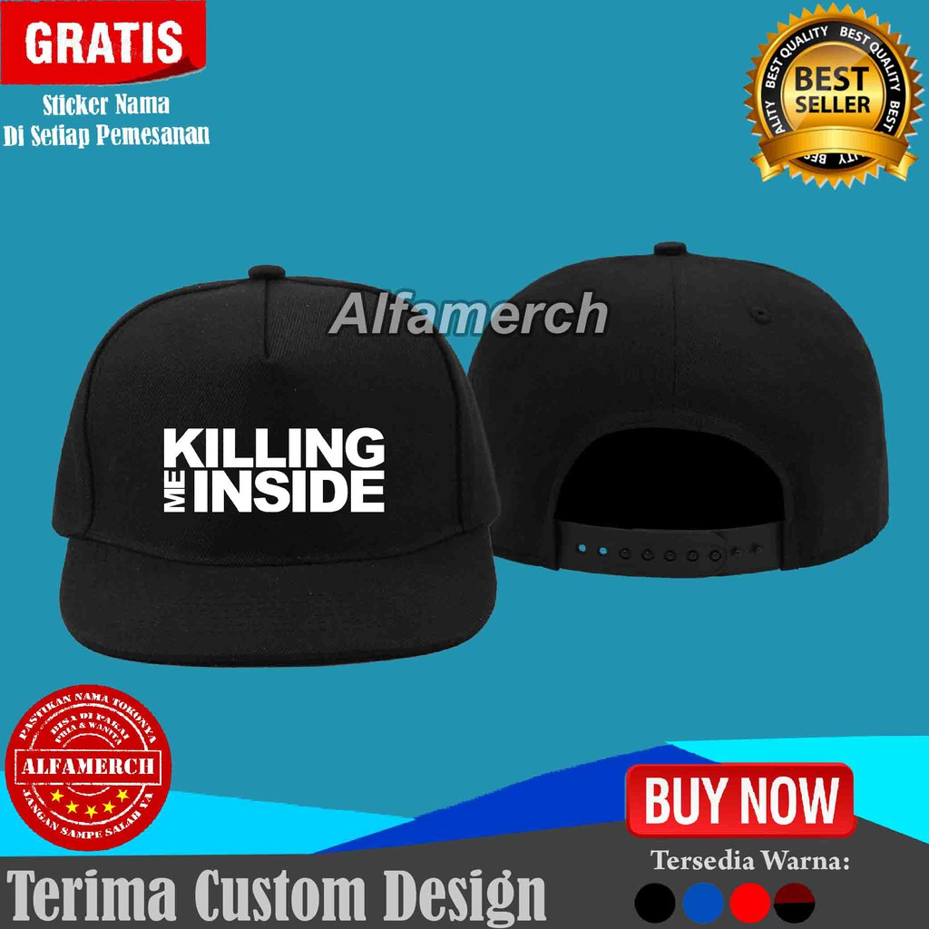 Jual Topi Snapback KILLING ME INSIDE Distro Murah Keren Pria Wanita ...