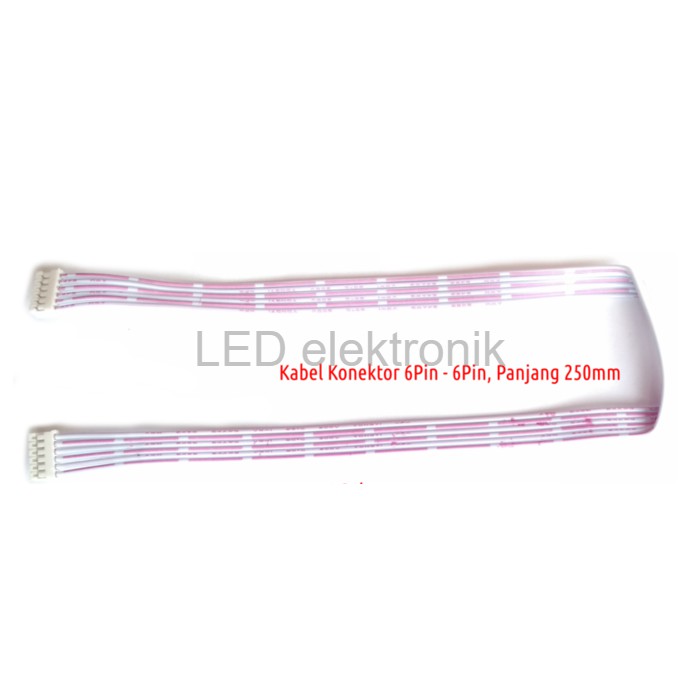 Jual wire connector kabel koneksi 6 pin panjang 350mm | Shopee Indonesia