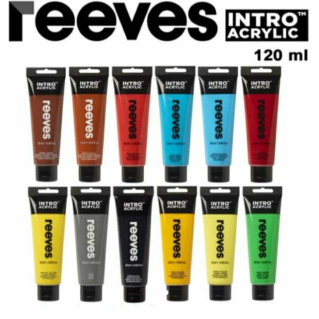 Jual REEVES INTRO ACRYLIC 120ml PART 2 (CAT AKRILIK REEVES INTRO ...