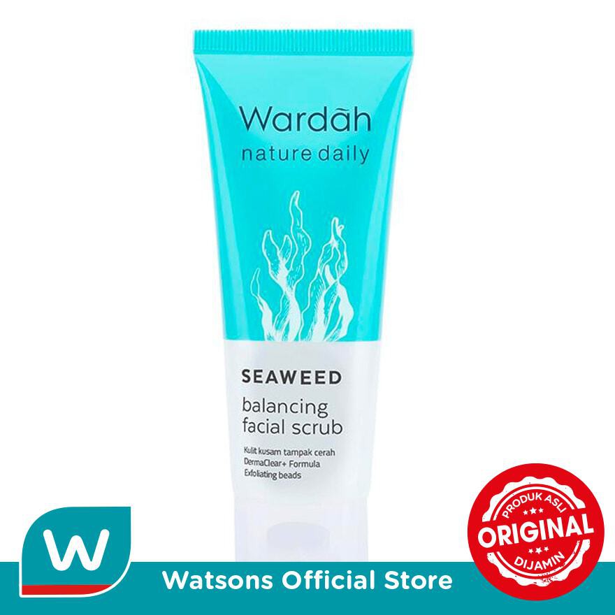 Jual Wardah Seaweed Facial Scrub 60ml | Shopee Indonesia