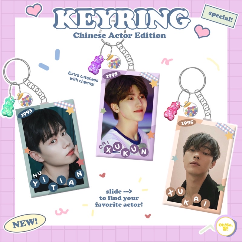 Jual DRACIN CHINESE ACTOR KEYCHAIN KEYRING GANTINGAN KUNCI CDRAMA CHINA ...