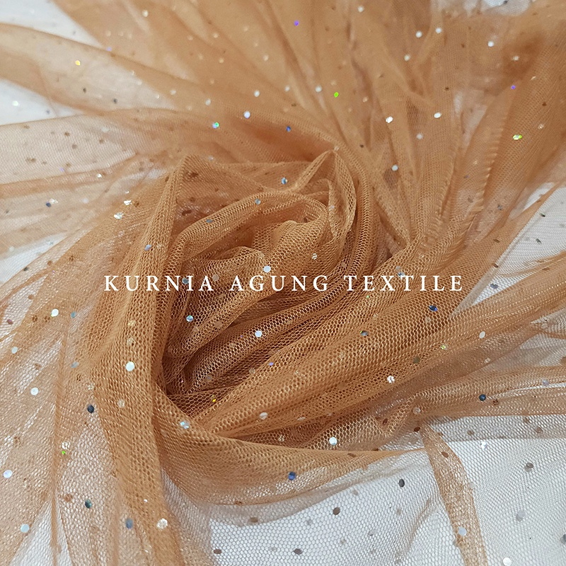 Jual Soft Tulle Gliter Meteran Kain Tile Sparkling Sprinkle Tile ...