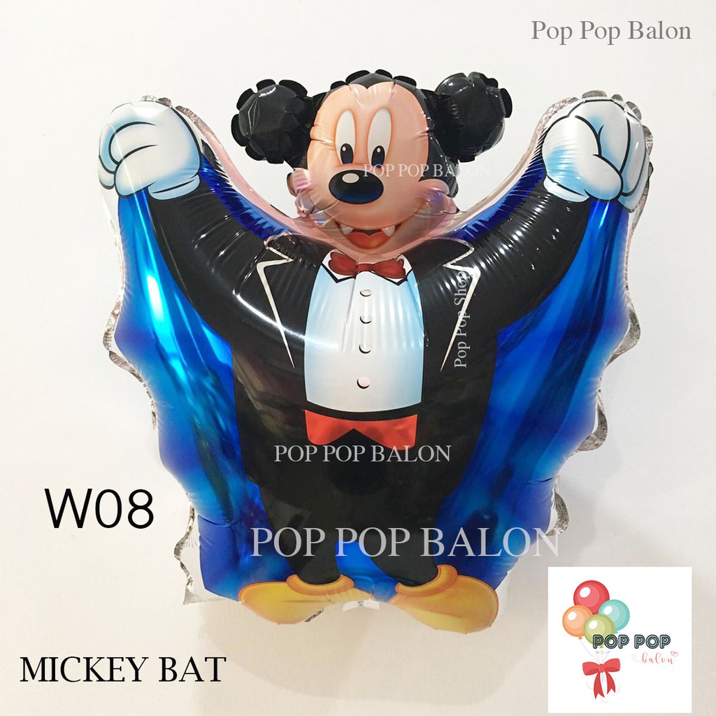 Jual Balon Foil MICKEY MOUSE BAT edisi Halloween | Shopee Indonesia