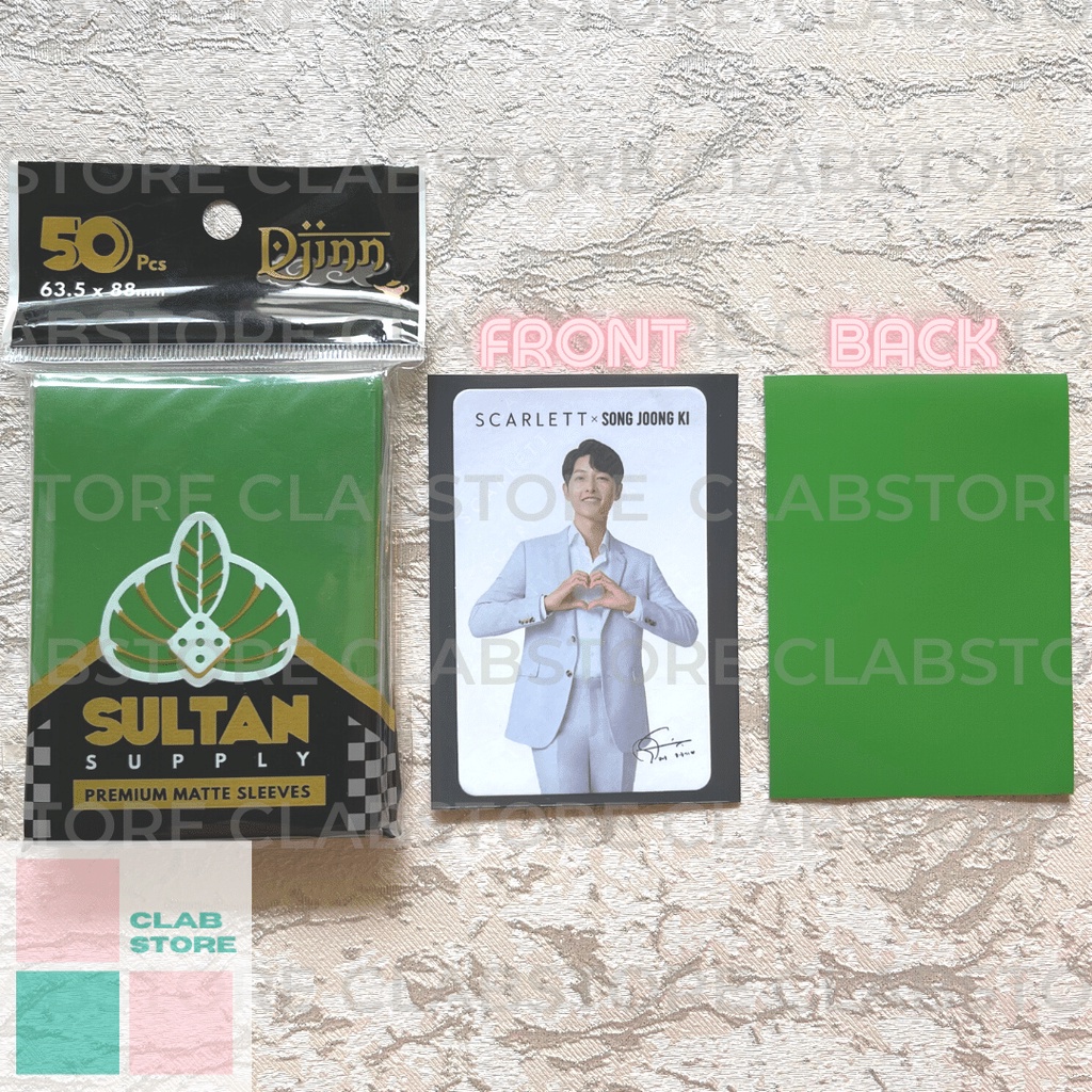 Jual Sultan Djinn Premium Sleeve Matte Clear Kpop Photo Card Pokemon ...