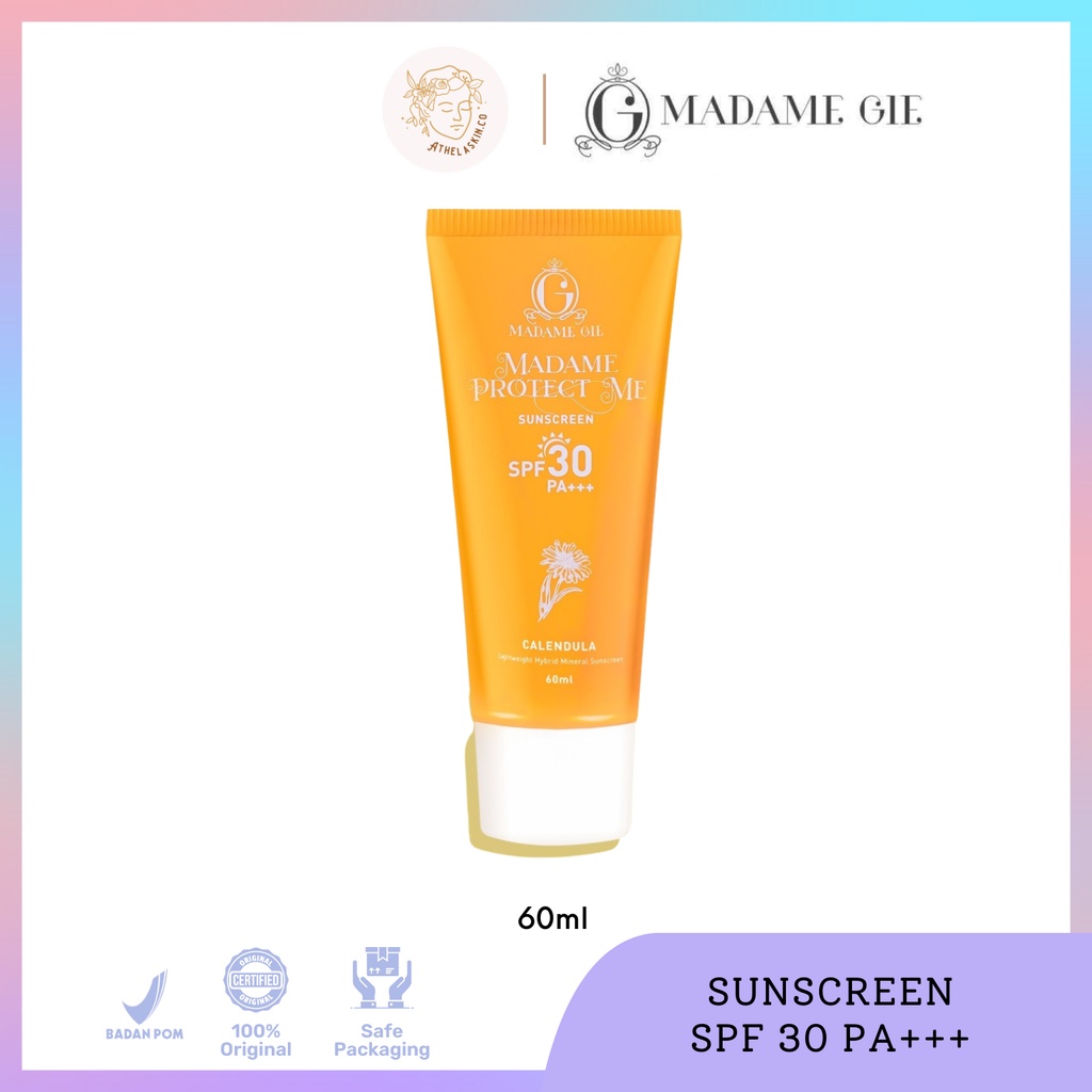 Jual Madame Gie Madame Protect Me Sunscreen SPF 30 PA +++ With Calendula - Skincare Sunblock ...