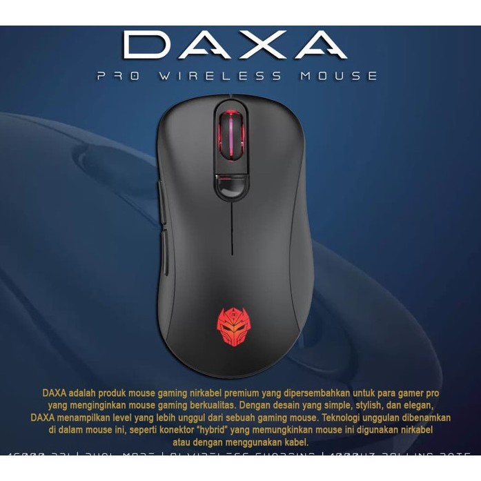 Jual Rexus DAXA Pro Wireless Gaming Mouse | Shopee Indonesia