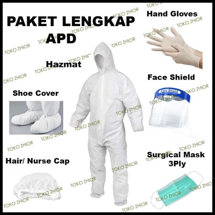 Jual Apd Lengkap Alat Pelindung Diri Full Set Standar Medis | Shopee ...
