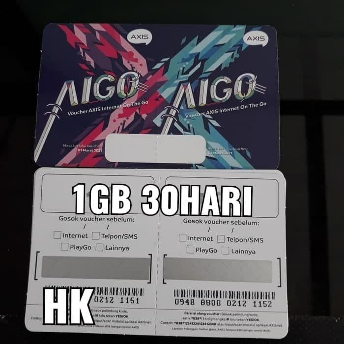 Jual VOUCHER AXIS 1GB 30HARI | Shopee Indonesia