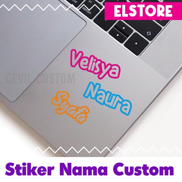 Jual Stiker Nama Waterproof, Cutting Sticker Nama Custom | Shopee Indonesia