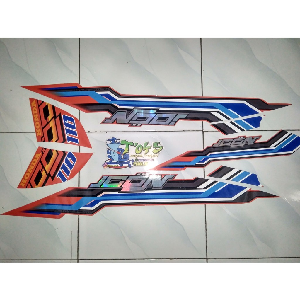 Jual sticker striping icon beat karbu custom limited edt hologram ...