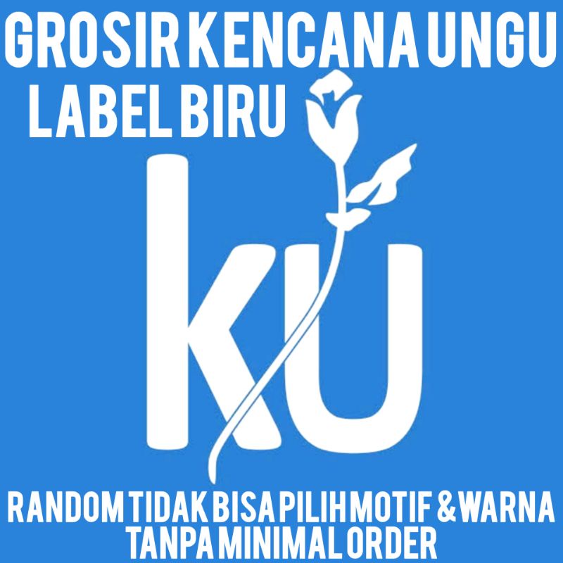 Jual ️KU ️ GROSIR HARGA PABRIK DASTER KENCANA UNGU LABEL BIRU ASLI ...