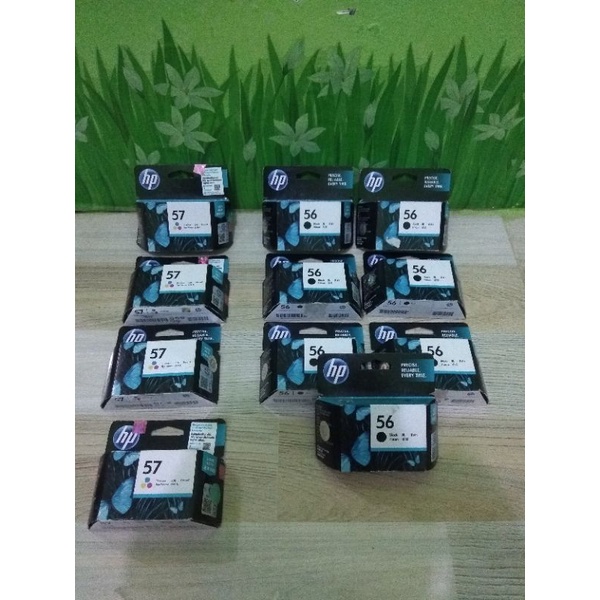 Jual TINTA ORIGINAL HP 56 BLACK,57 COLOUR | Shopee Indonesia