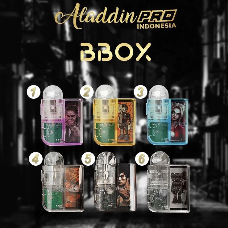 Jual Aladdin Pro BBox Pod Kit 700mAh Translucent Version 100% AUTHENTIC ...