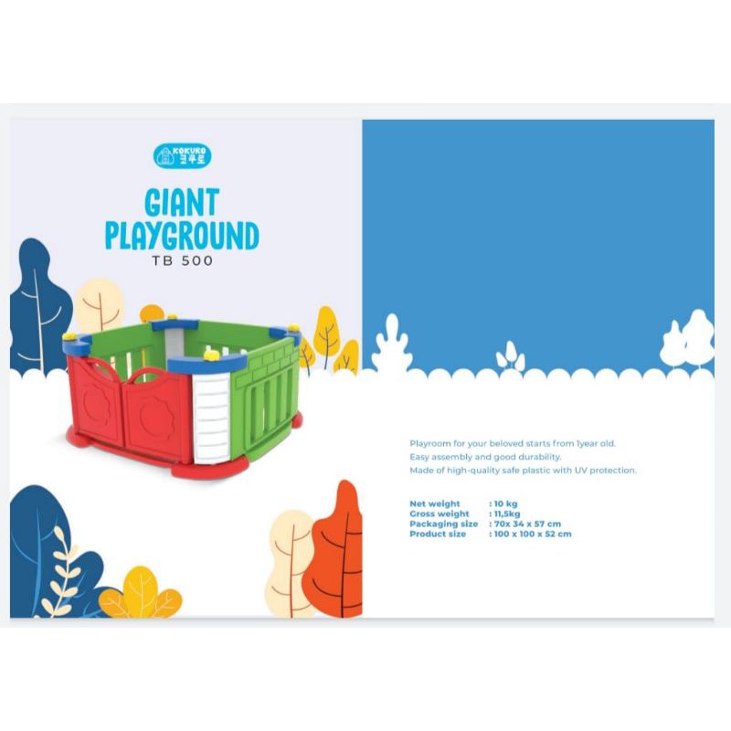 Jual Giant Playground TB-500 (Pagar playground) | Shopee Indonesia