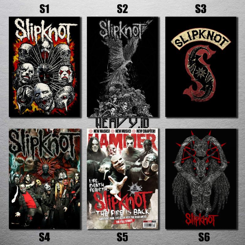 Jual POSTER BAND A3 SLIPKNOT | Shopee Indonesia