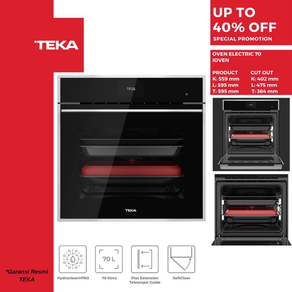Jual ven Listrik Teka IOVEN A+ Multifungsi Teka Built In Oven w ...