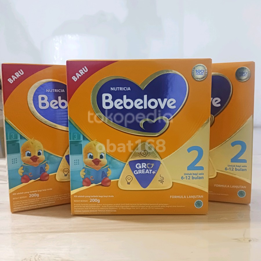 Jual Nutricia Bebelove 2 usia 6-12 bulan 200gr - Bebelove 2 Grow Great ...