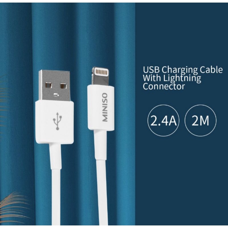 Jual Iphone Cable Miniso original | Shopee Indonesia