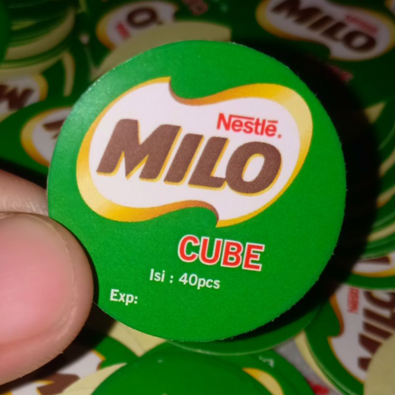 Jual sticker milo cube isi 40 pcs | Shopee Indonesia