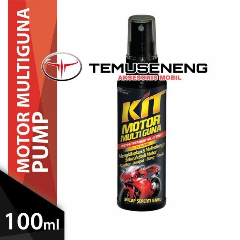 Jual Kit Motor Multiguna Pengkilap Body Poles Cair Botol Spray 100Ml ...