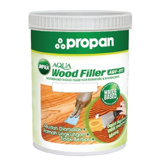Jual PROPAN Aqua Wood Filler AWF-911 / Dempul Kayu Waterbased / 1Kg ...