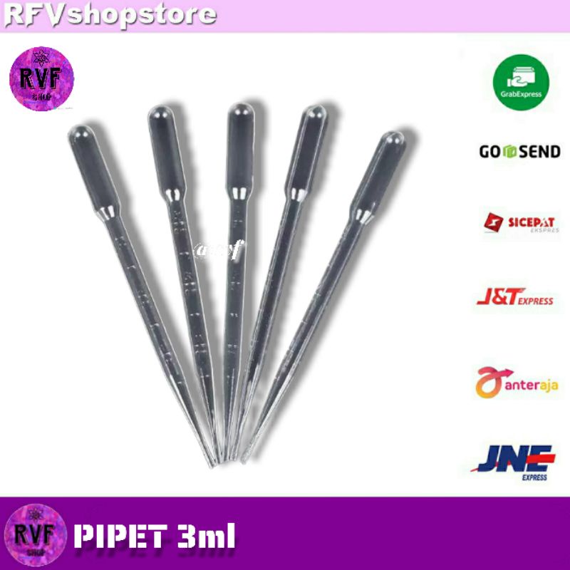 Jual pipet 3 ml 3ml pippet plastik cupang obat ikan aquascape aquarium ...