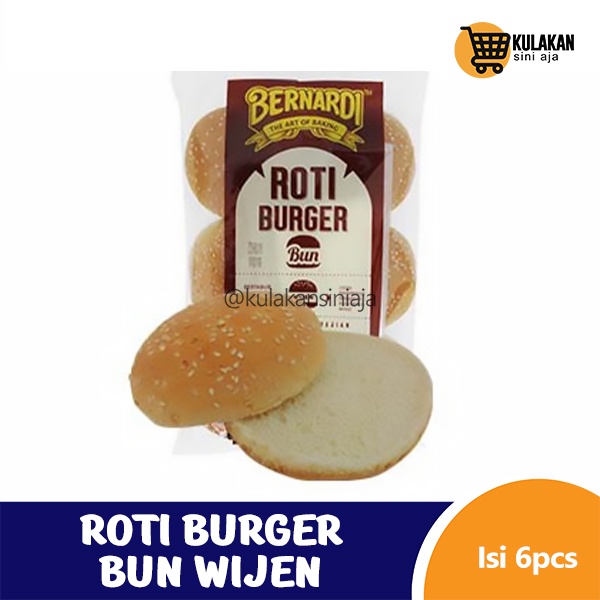 Jual Bernardi Roti Burger Bun Wijen | Shopee Indonesia