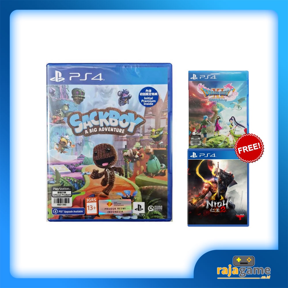 Jual Sackboy A Big Adventure Game PS4 (R3) Free Nioh 2 & Dragon Quest ...