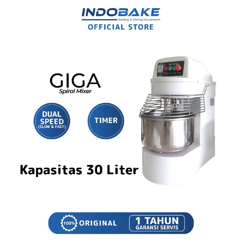 Jual Baker's Friend Spiral Mixer - Mixer Spiral Adonan Roti 30 Liter 1 ...