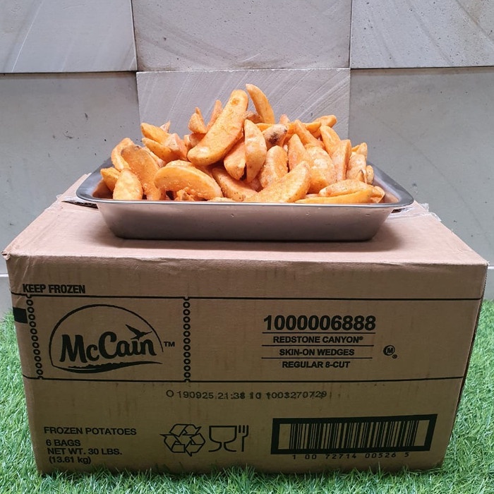 Jual MC CAIN POTATO WEDGES SPICY 5Lb (pack 2.2kg) | Shopee Indonesia