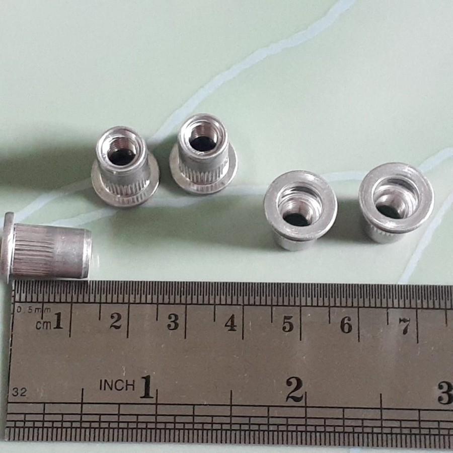 Jual NUT RIVET M6 ALUMUNIUM MUR RIVET M6 ALMUNIUM BLIND KELING RIVET ...