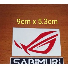 Jual SDK Sticker timbul logo asus ROG republic of gamer chrome laptop ...