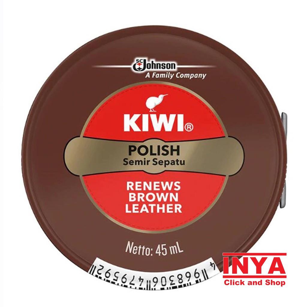 Jual KIWI POLISH RENEWS BROWN LEATHER 45ml - Semir Sepatu Padat Coklat | Shopee Indonesia