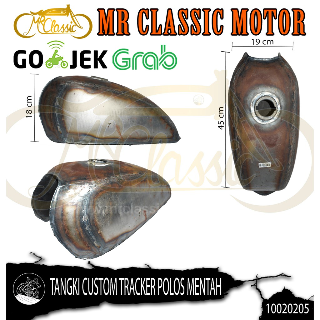Jual Tangki Custom Tracker Polos Mentah Vaiasi Motor Custom | Shopee ...