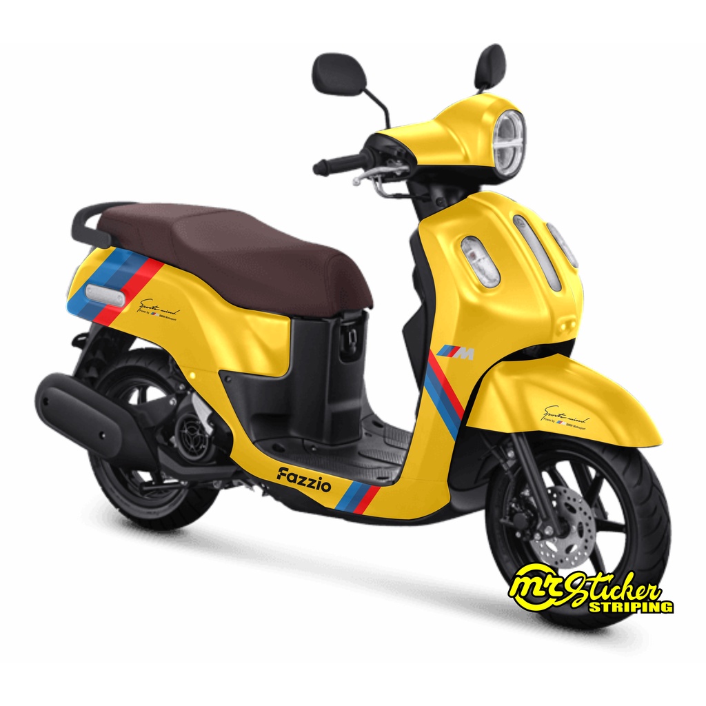 Jual Decal yamaha FAZZIO custom sticker Fullbody free design BMW livery ...