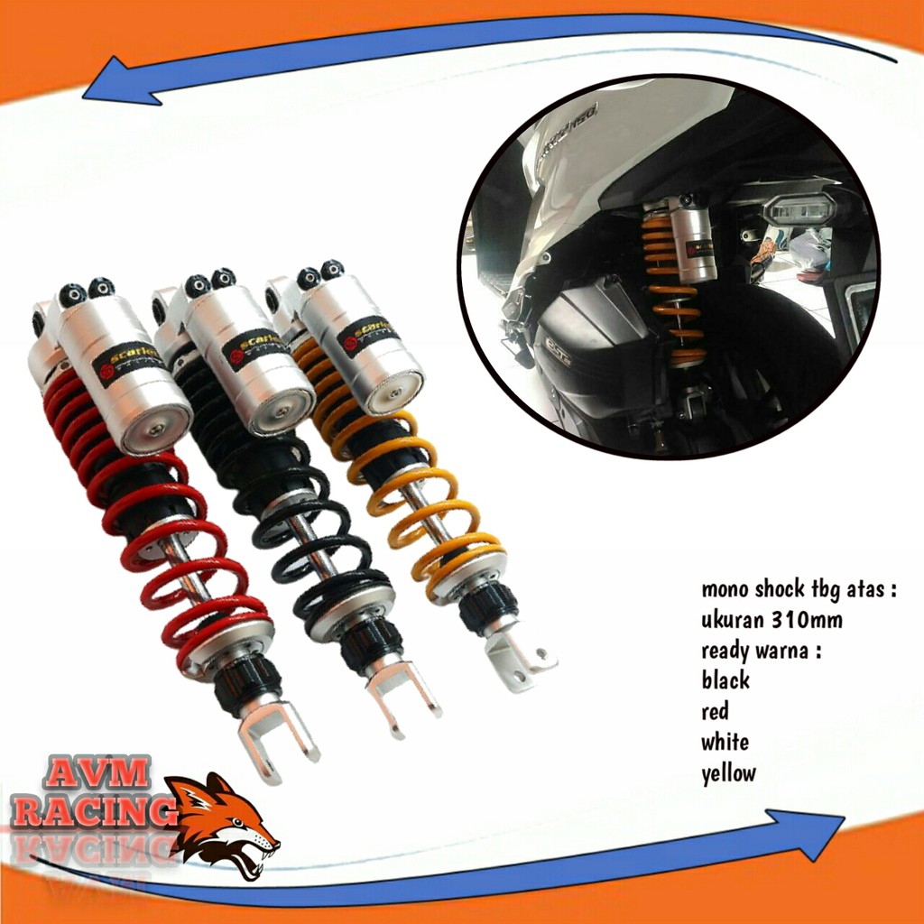 Jual shock scarlet shockbreaker skok sok / mono shock tabung atas ...