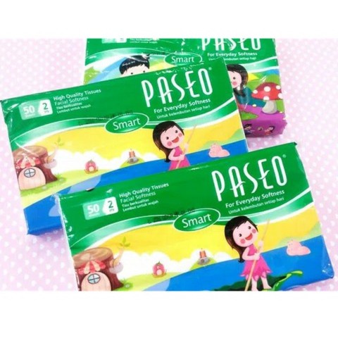 Jual HOME-( KECIL ) TISSUE TISU PASEO SMART PACK ISI 50 SHEET ( PASEO ...
