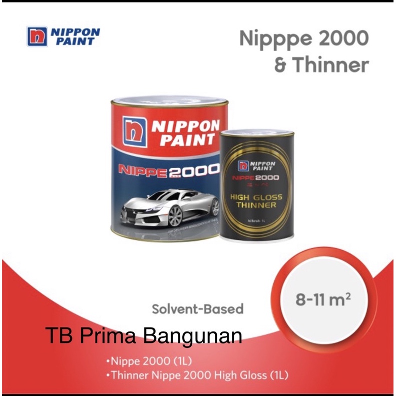 Jual Nippe 2000 1liter & Thinner Nippe 1 liter cat duco | Shopee Indonesia