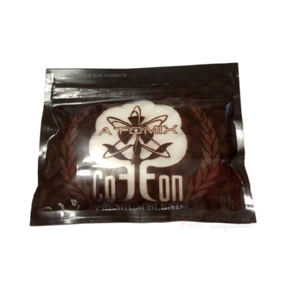 Jual ATOMIX COTTON PREMIUM BLENDED KEMASAN COKLAT kapas vape VAPOR ...