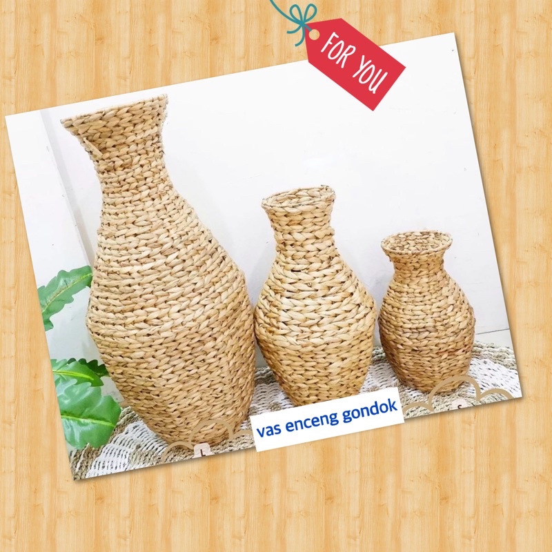 Jual vas enceng gondok 30/50 /60cm | Shopee Indonesia