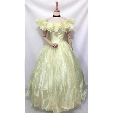 Jual Gaun kuning princess | Shopee Indonesia