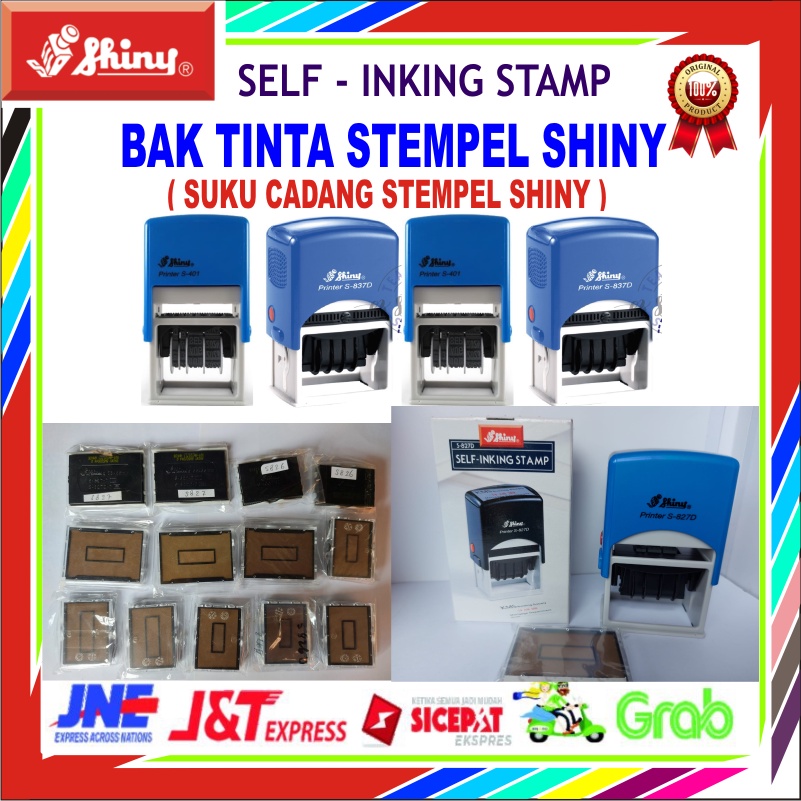 Jual BAK STEMPEL CAP STAMP PAD SHINY S826 S826D S827 S827D 401 S402 ...