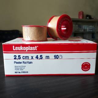 Jual Leukoplast Plester Roll Kain 1.25cm x 4.5m dan 2.5cm x 4.5m ORI Bisa COD | Shopee Indonesia