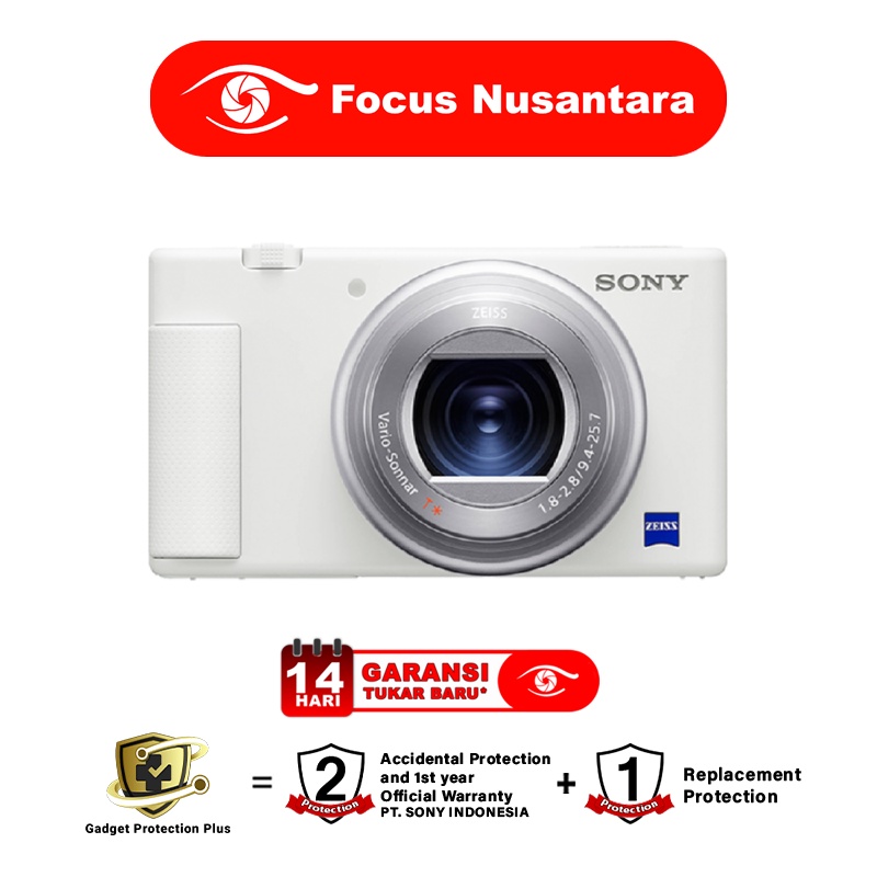 Jual SONY ZV-1 SONY ZV1 ZV 1 (White) 4K Kamera Pocket Garansi Resmi ...