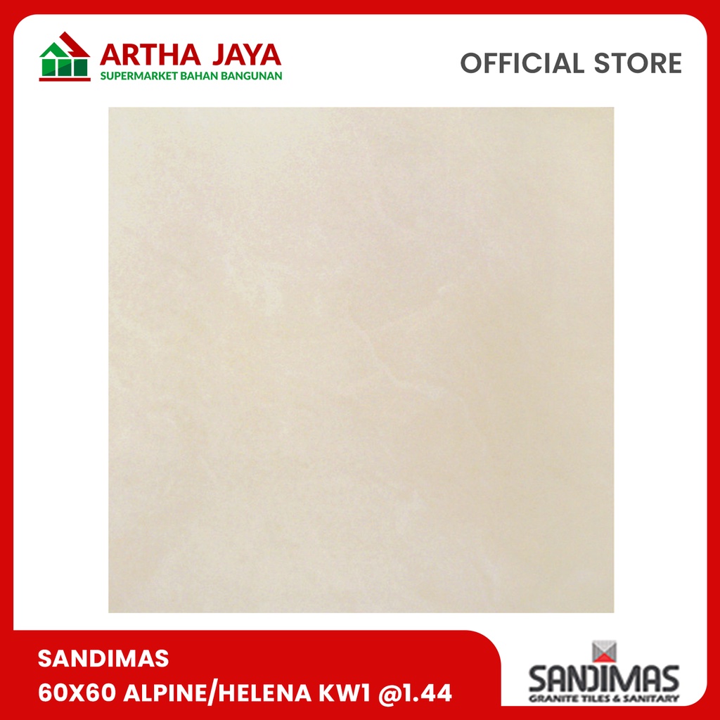 Jual Sandimas Granit Ubin Lantai 60x60 Alpine/Helena KW1 @1.44m2 (Floor ...