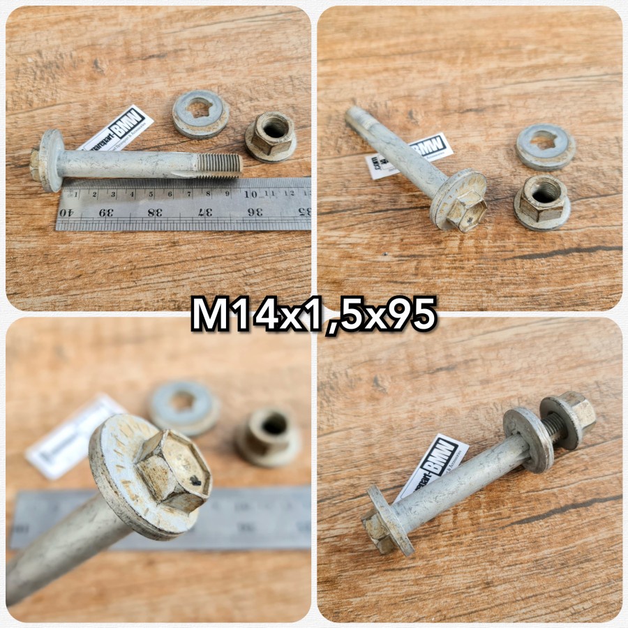 Jual Baut Eccentric Camber M14x1,5x95 BMW 33306784983 BMW E90 E87 E84 ...