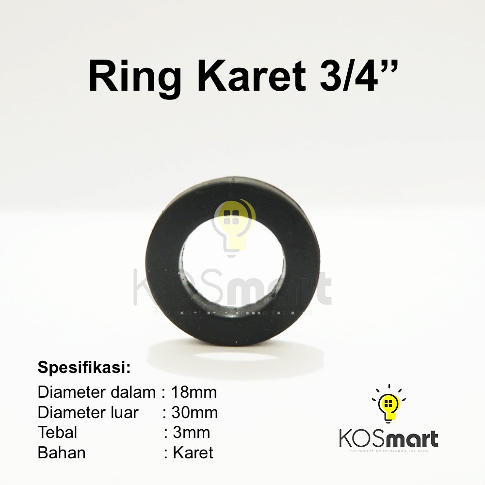 Jual Ring karet water heater (pemanas air)- 3/4 inch (isi 4pcs ...
