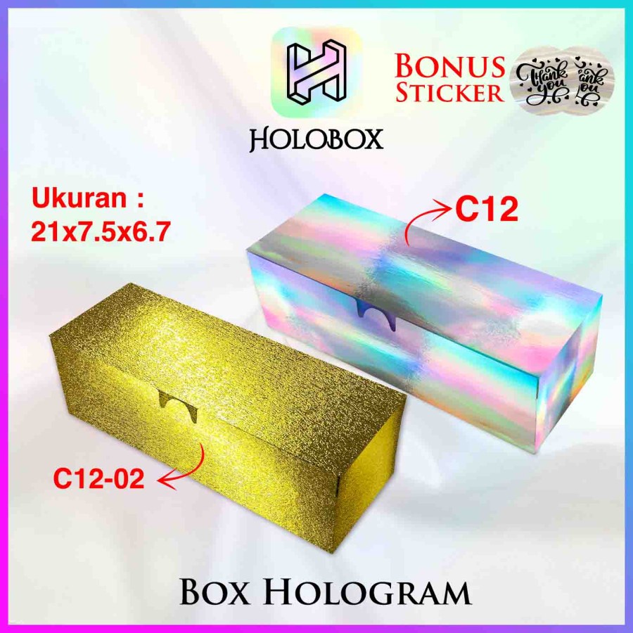 Jual Box Hologram / Gift Box / Bungkus Kado / Kotak Hampers / Packaging Souvenir / C12 | Shopee ...
