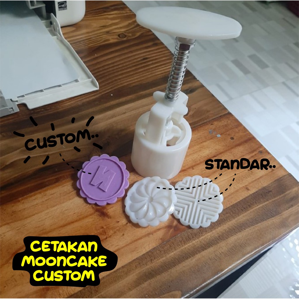 Jual (CUSTOM) Cetakan CUSTOM Mooncake Press - made by 3D Printing ...